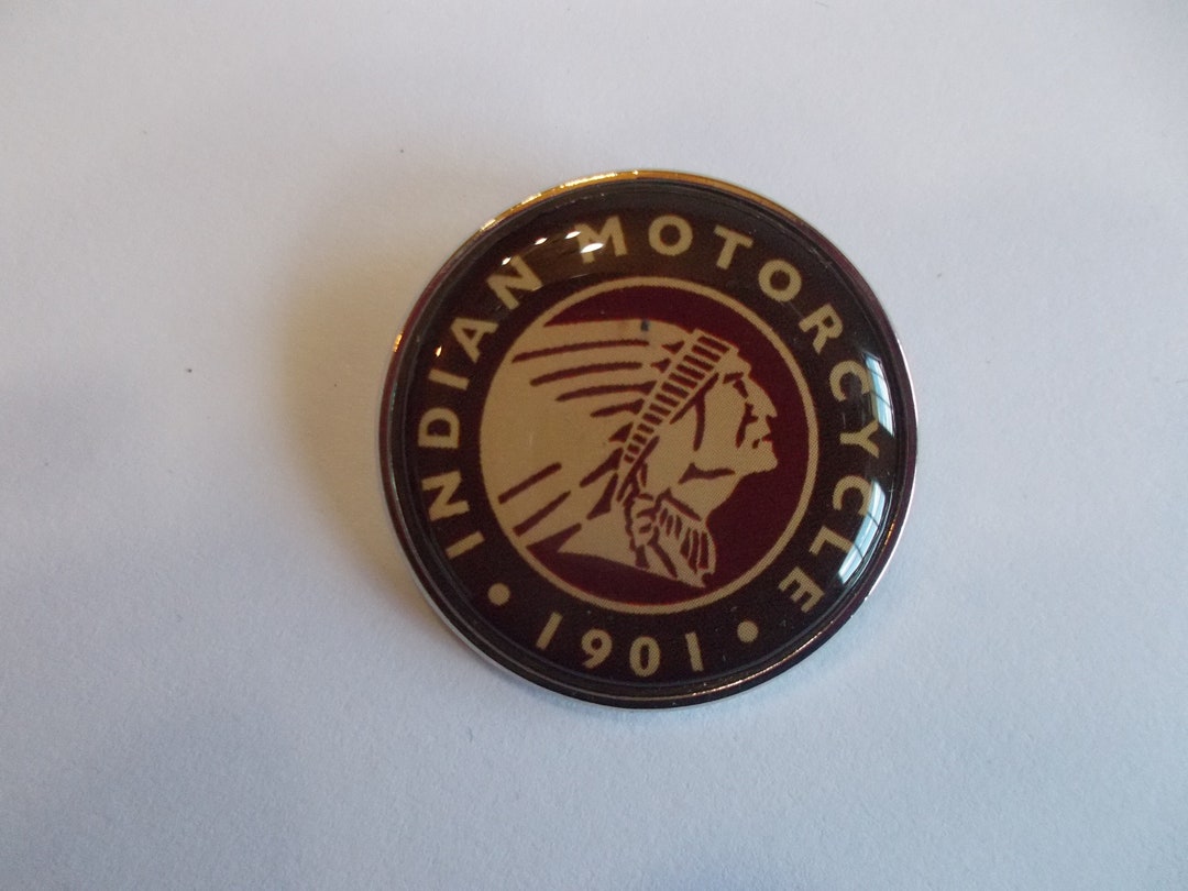 Indian~motorcycle~pin~biker~motorcycle~accessory~indian~biker~badge ...