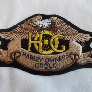 Biker~motorcycle~patch~hog~owners~group~jacket~vest~patch~embroidered ...