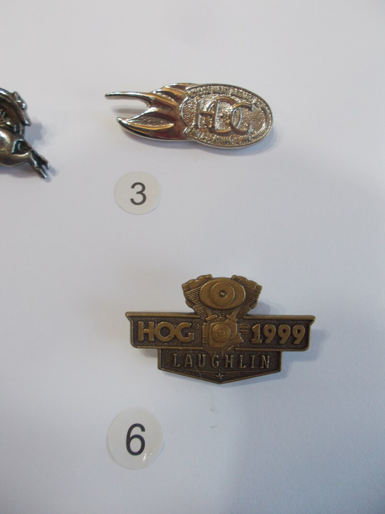 Biker~pins~hog~v Twin~camel Cigarettes~myrtle Beach~laughlin~motorcycle ...