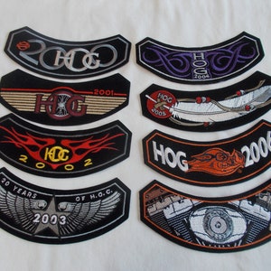 Biker~motorcycle~patch~jacket~vest~rocker~year~patch~6"~your Choice ...