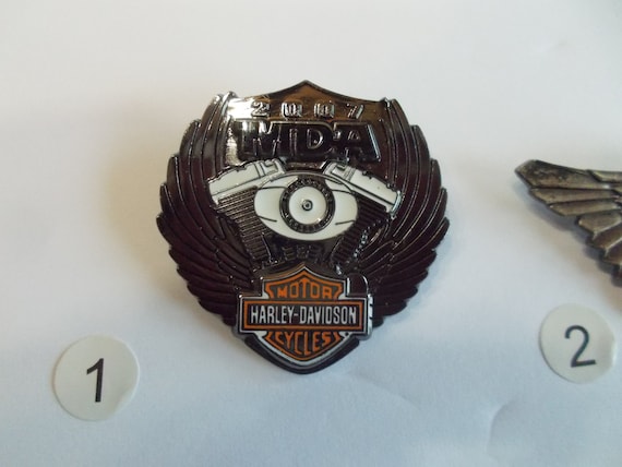 Biker~Pins~Sturgis~HOG~Daytona~MDA~Camel Cigarettes~P… - Gem