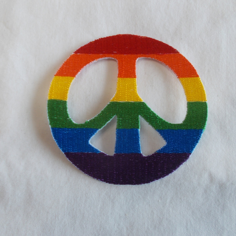 Peace Sign Patch - Etsy
