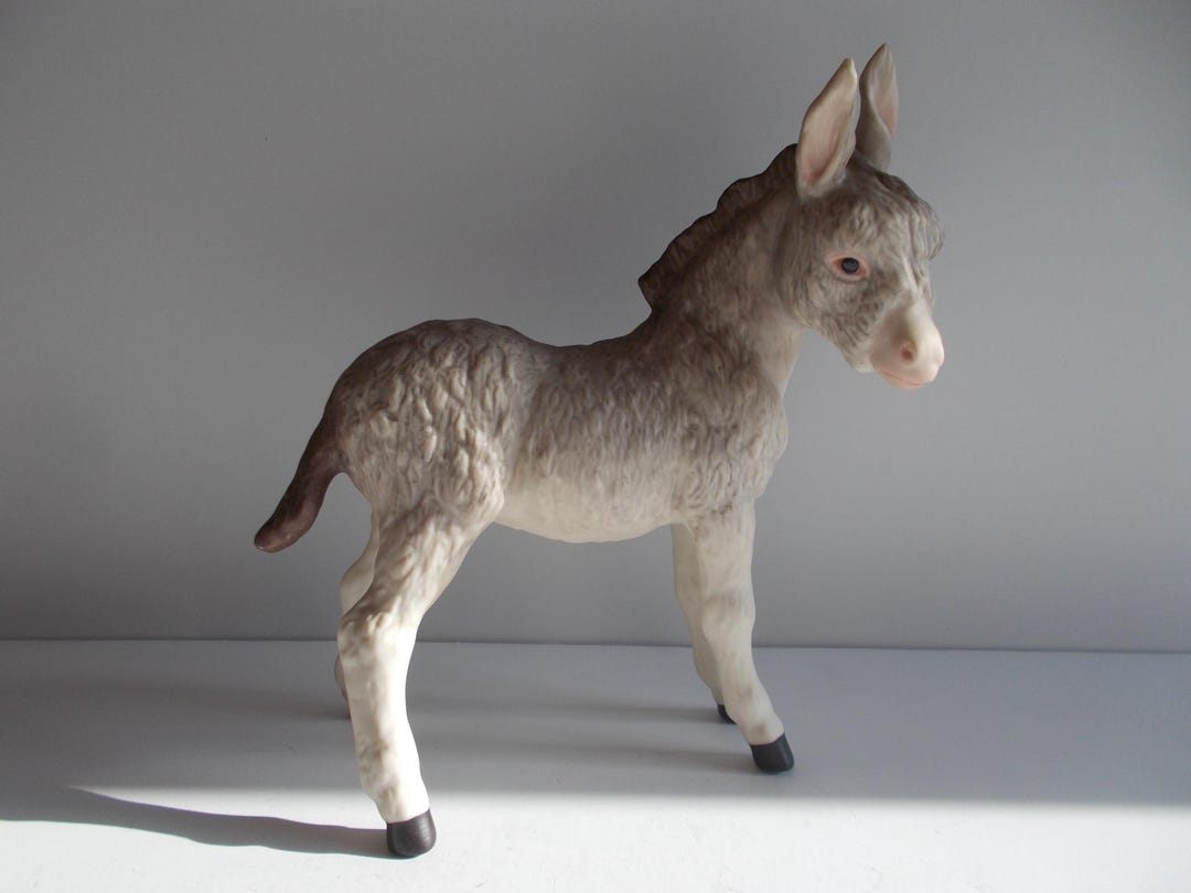 Donkey~figurine~antique / Vintage~60's~donkey~porcelain~mule~pristine ...