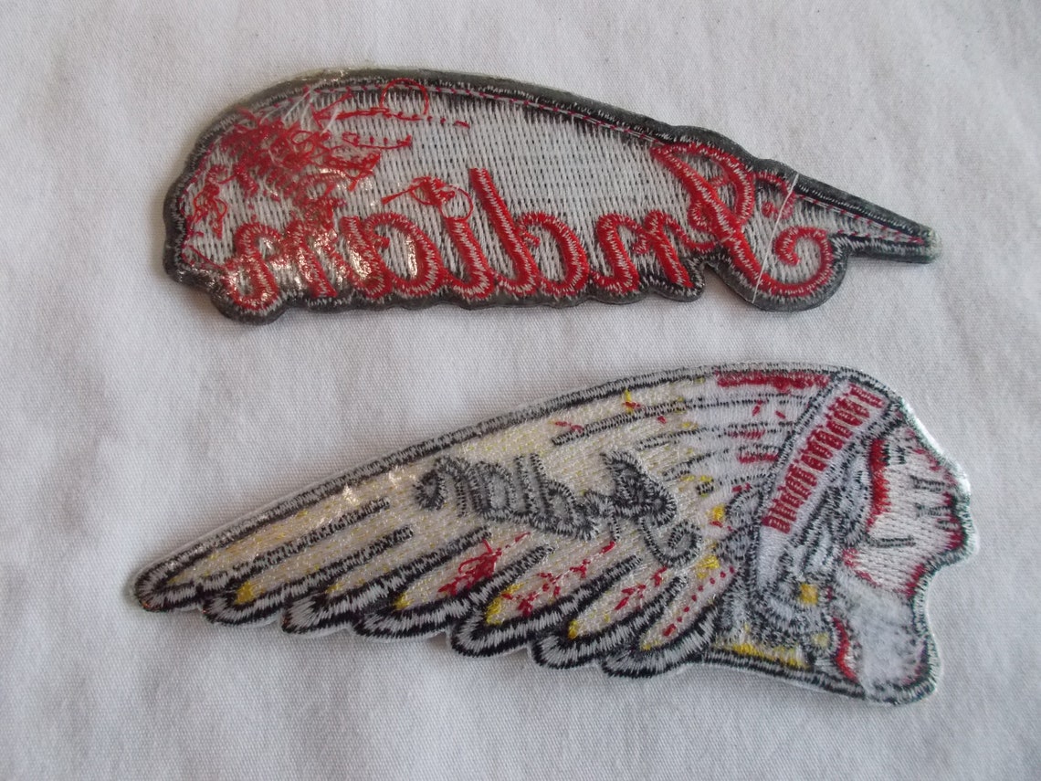 Biker~indian~motorcycle~patch~4" Jacket~vest~patch~embroidered~badge ...