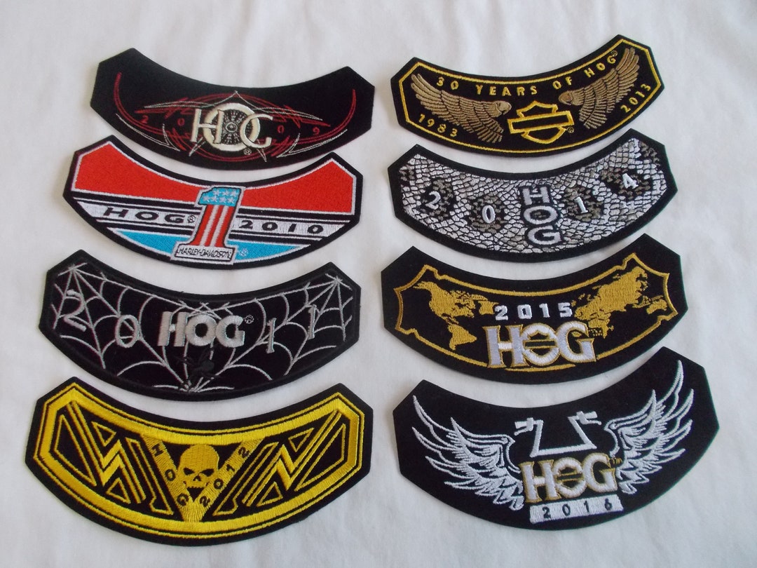 Vintage~biker~motorcycle~patch~jacket~vest~rocker~year~patch~6"~your ...