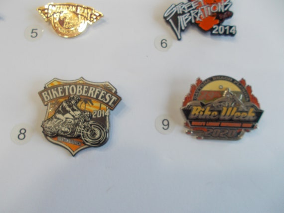 Biker~Event~Pins~Bike Week~Street Vibrations~Mean Mou… - Gem