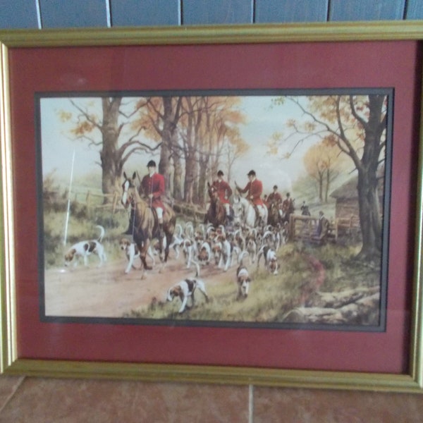 The Fox Hunt Prints - Etsy