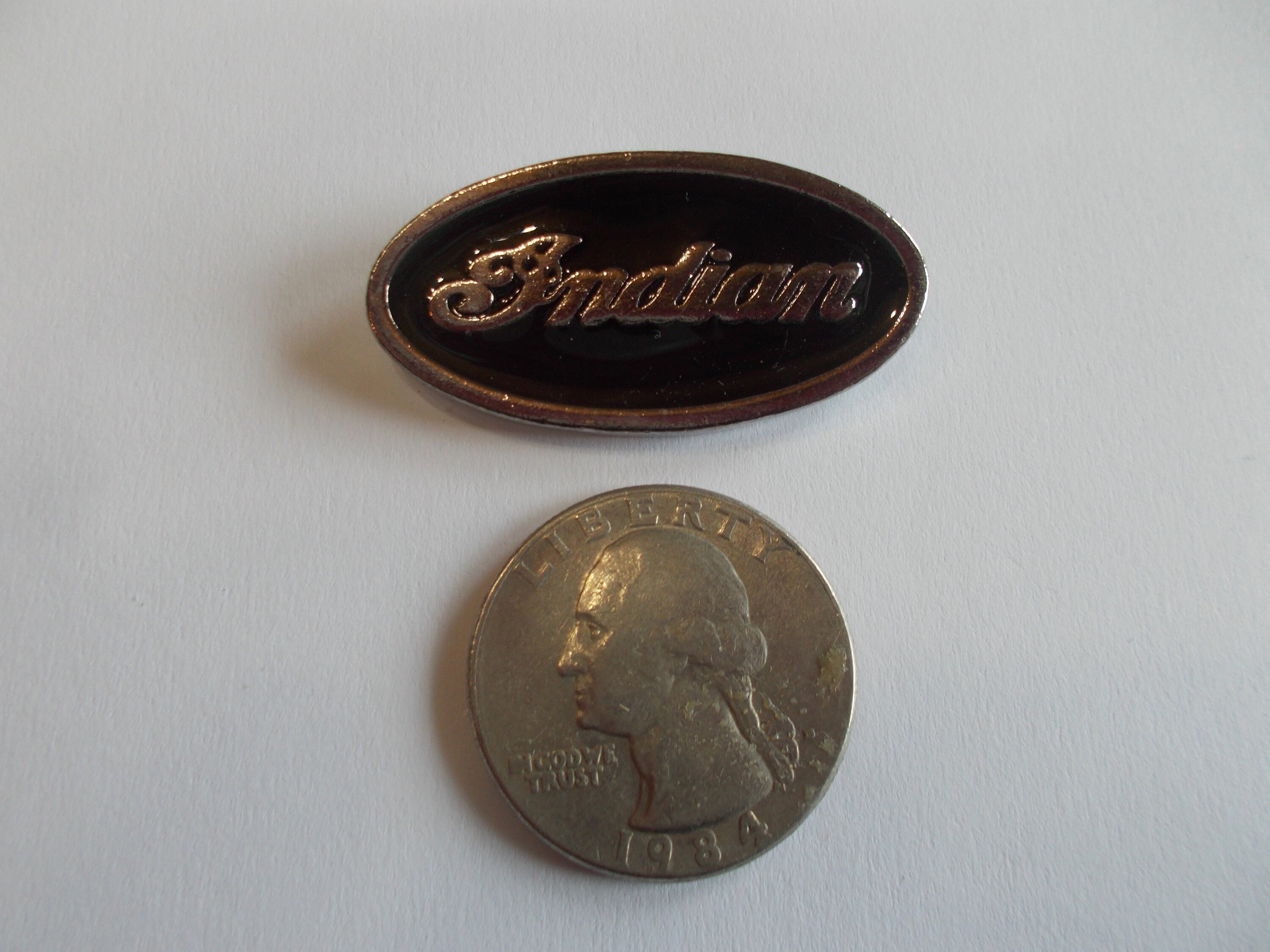 Vintage~indian~motorcycle~pin~biker~motorcycle~accessory~indian~biker ...