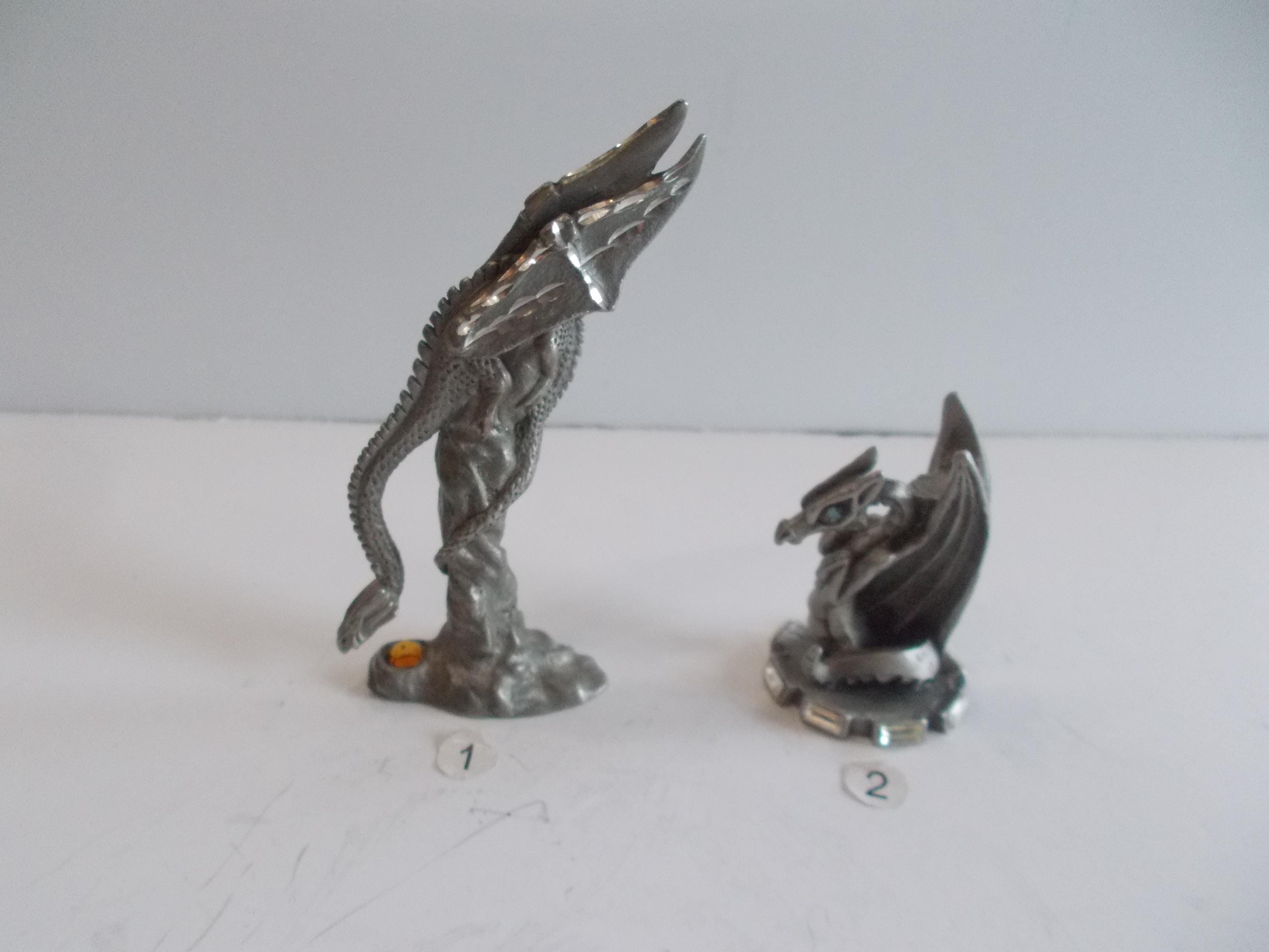 Fantasy~pewter~dragon~figurines~80's-90's~collectable~winged Dragon ...
