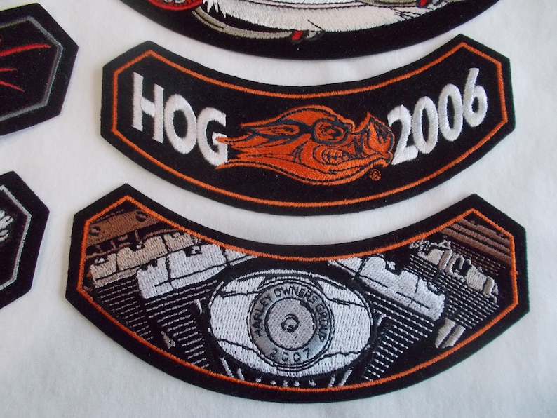 Biker~motorcycle~patch~jacket~vest~rocker~year~patch~6"~your Choice ...