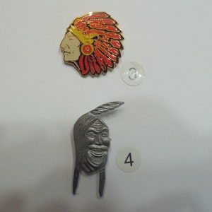 Beautiful~vintage~indian Chief~pin~large~native American Chief~jewelry ...