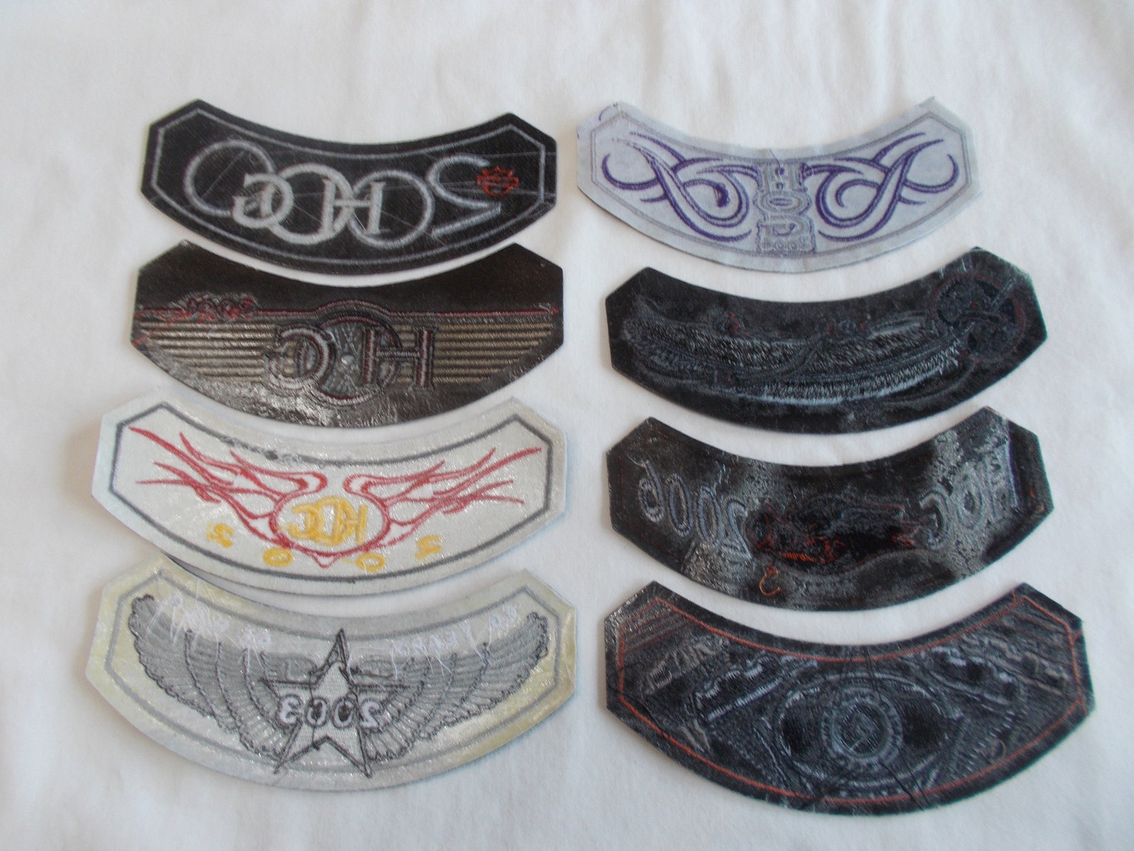 Biker~motorcycle~patch~jacket~vest~rocker~year~patch~6"~your Choice ...