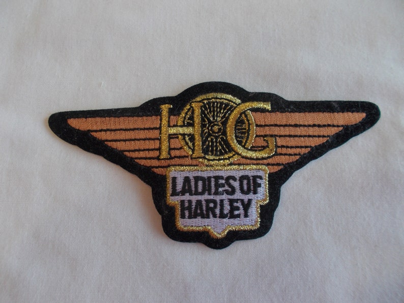 Biker~motorcycle~patch~hog~ladies~jacket~vest~patch~embroidered~biker ...