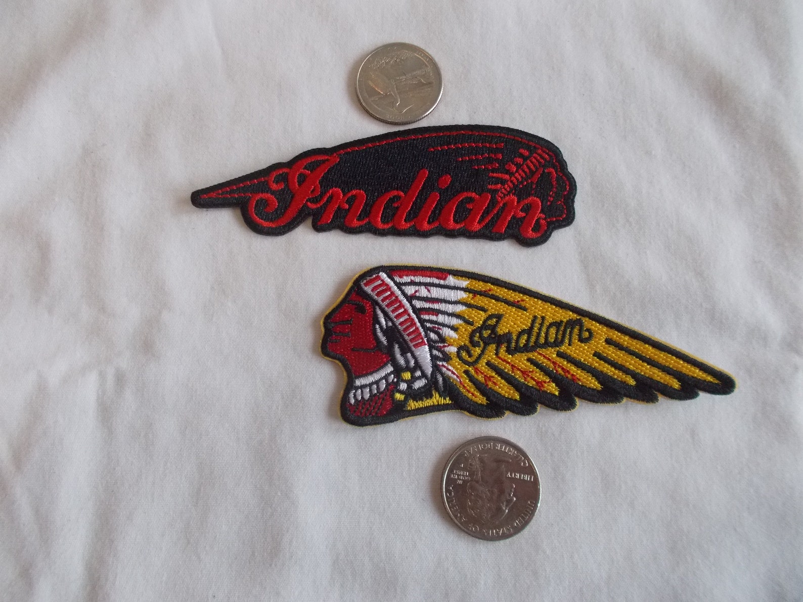 Biker~indian~motorcycle~patch~4" Jacket~vest~patch~embroidered~badge ...