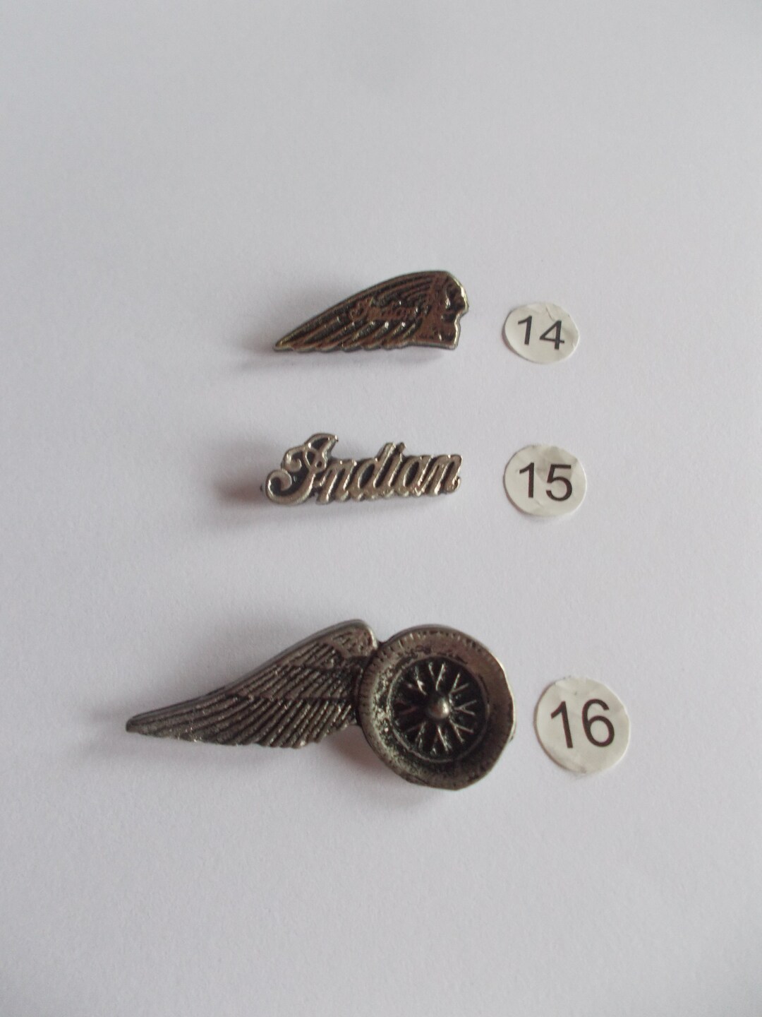 Indianmotorcyclepinbadgepewterbikermotorcycleaccessoryindianbikerjewelr ...