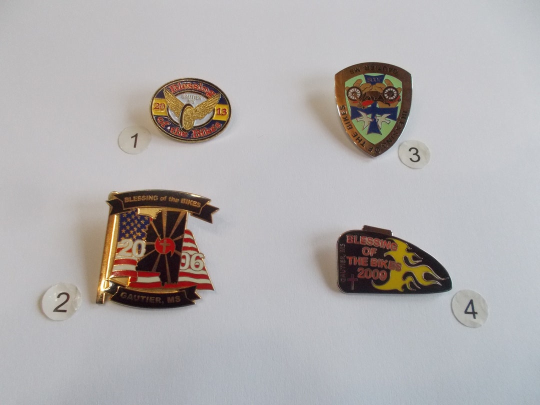Biker~pins~blessing of the Bikes~super Nice Pins~christian~gift~biker ...