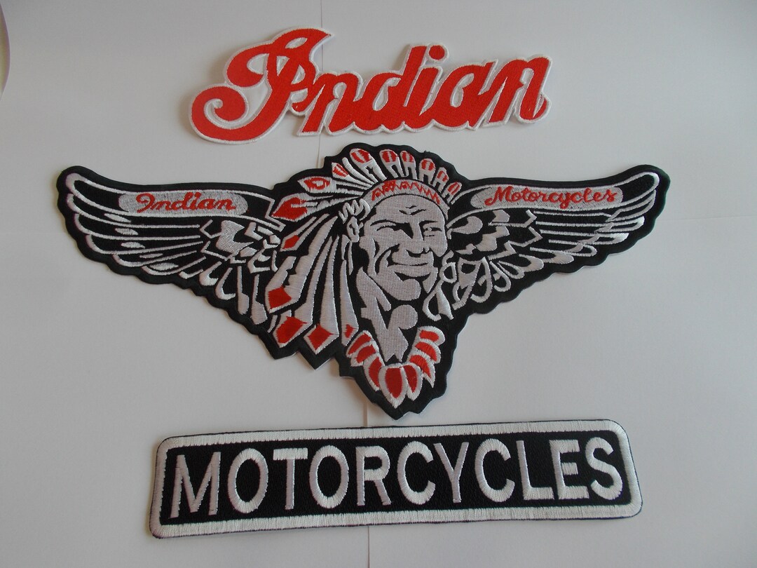 Biker~motorcycle~back~patch~large~13" Jacket~patch~set~of~3~pieces ...