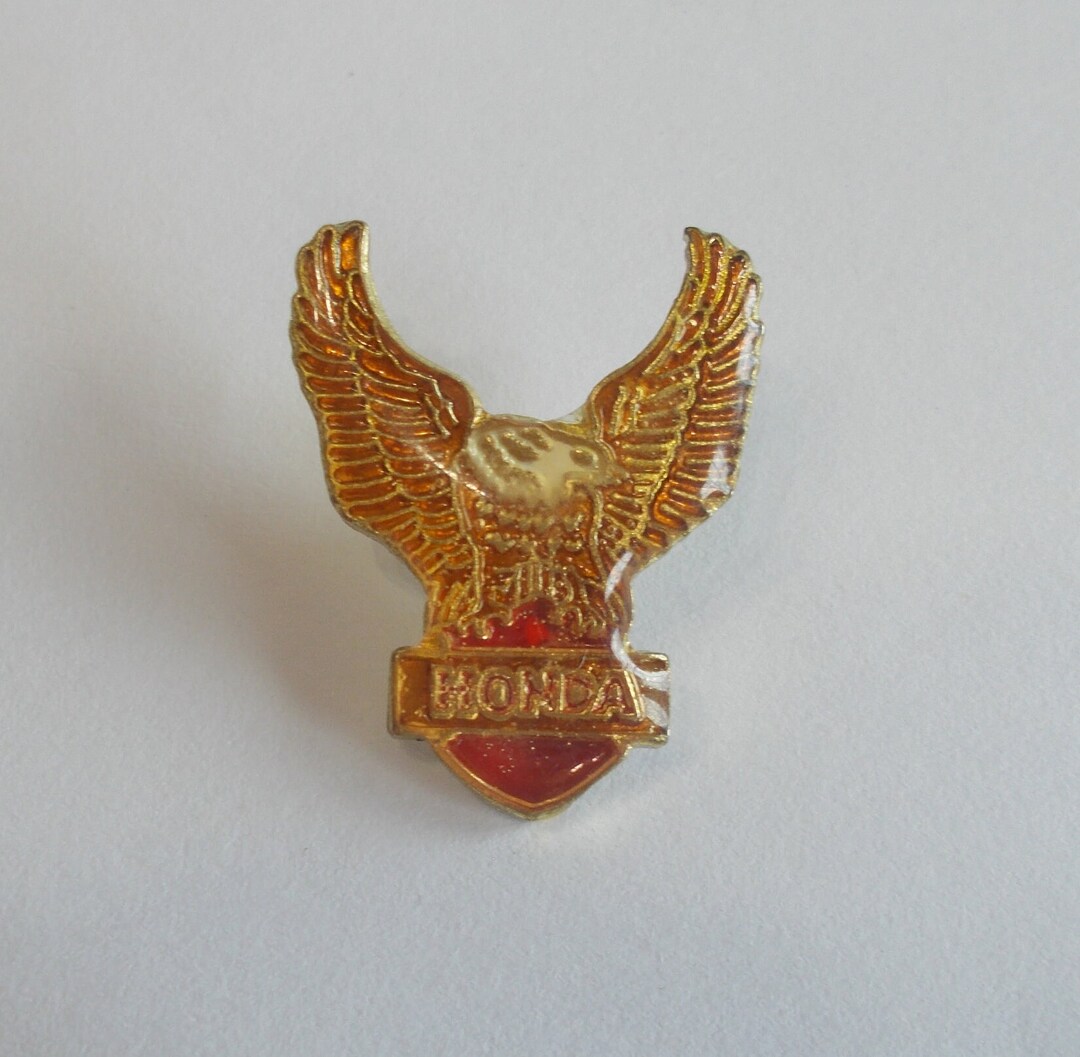 Honda~motorcycle~pin~eagle Wings~biker~pin~badge~honda~accessory ...