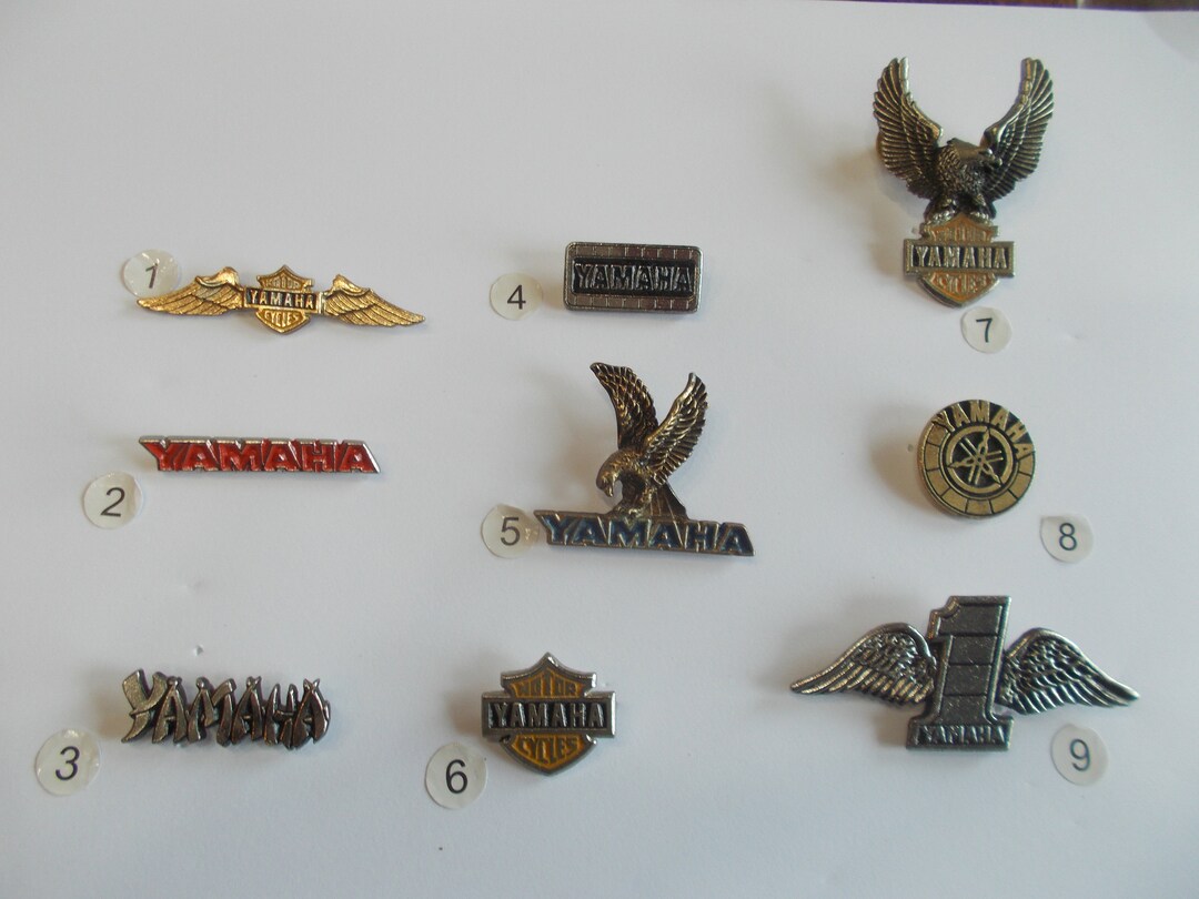 Nice~vintage~yamaha~motorcycle~pins~biker~pin~badge~biker~accessory ...