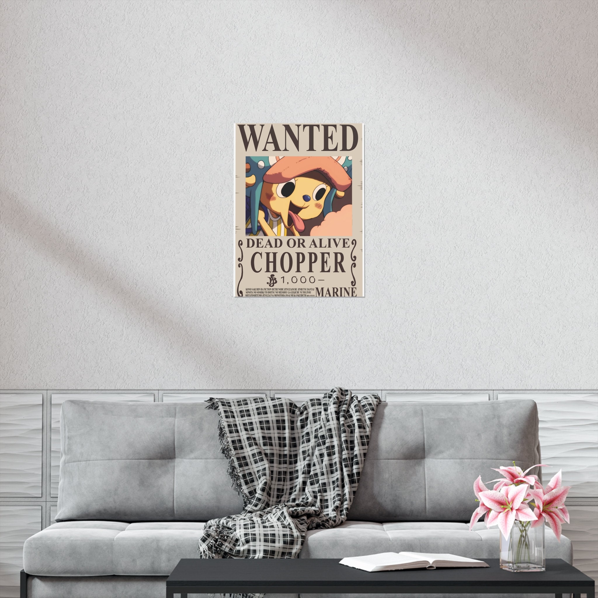 Chopper Wanted Poster One Piece - Etsy