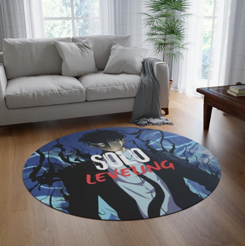 Solo Leveling Sung Jin Woo Round Rug - Etsy Canada