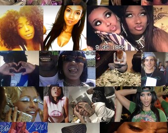 Classic 90's and 2000's R&B Album Cover Art Collage Kit DIGITAL DOWNLOADS 50 Pcs, 4 X 4, Album ...