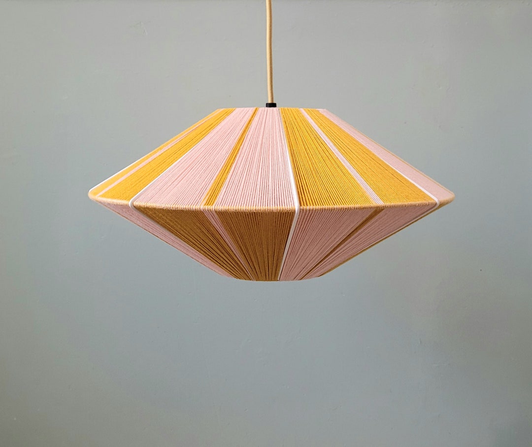 Lampion Lampshade Lamp, Ufo Lampshade, Woven Lamp, Wire Lamp, Color ...
