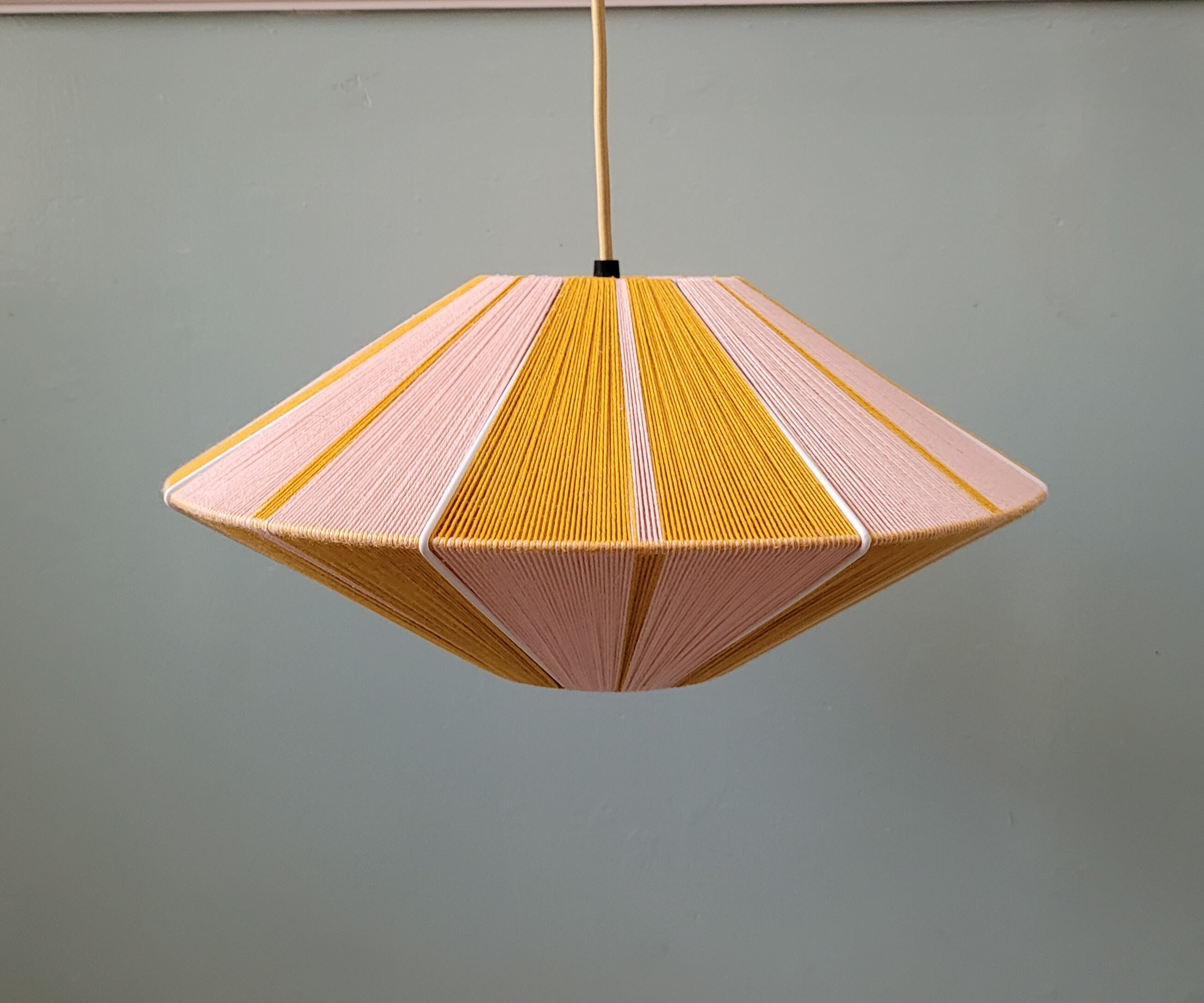 Lampion Lampshade Lamp, Ufo Lampshade, Woven Lamp, Wire Lamp, Color ...