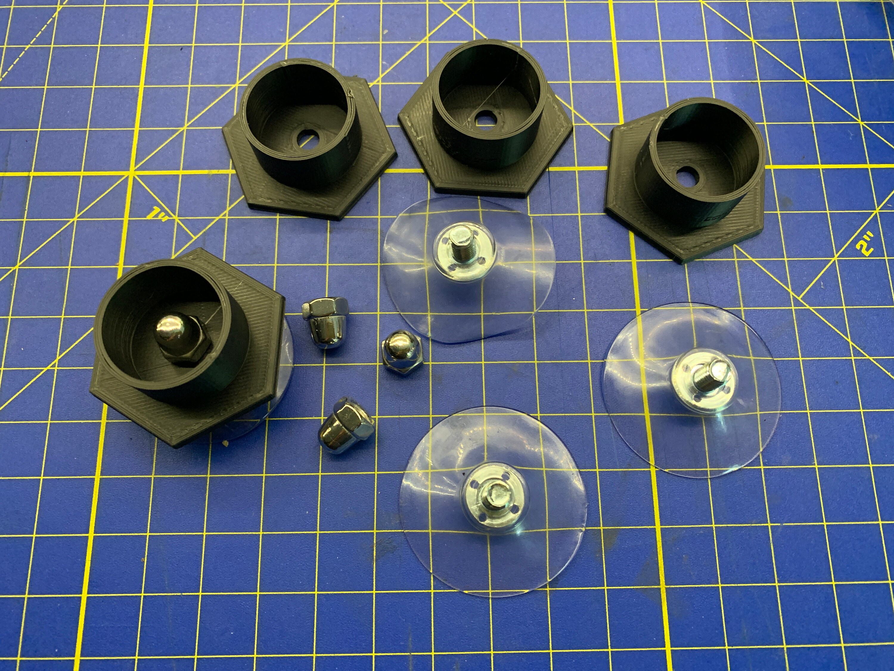 Elegoo Phecda Laser Engraver/cutter Leg Riser Suction Cup Mounts - Etsy