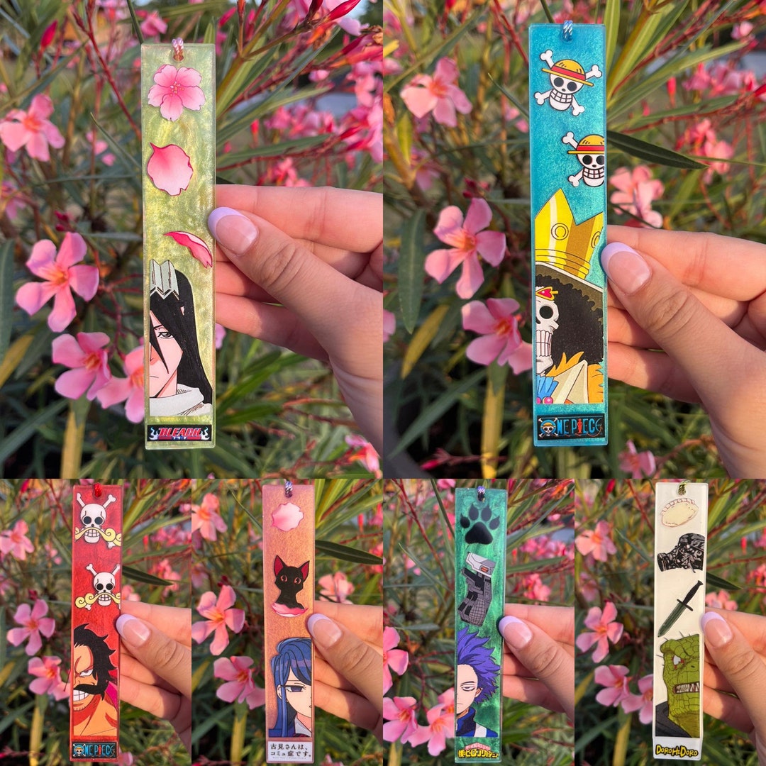 Custom Anime Resin Bookmark - Etsy