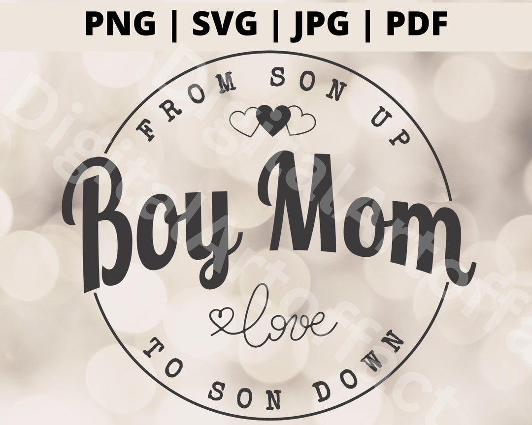Boy Mom Png, Mama Svg, Raising Boys, Mother of Boys, New Mom Gift, Mom ...