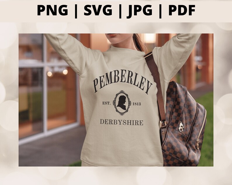 Pemberley Svg, Pride and Prejudice Png, Literary Jane Austen, Bookish ...