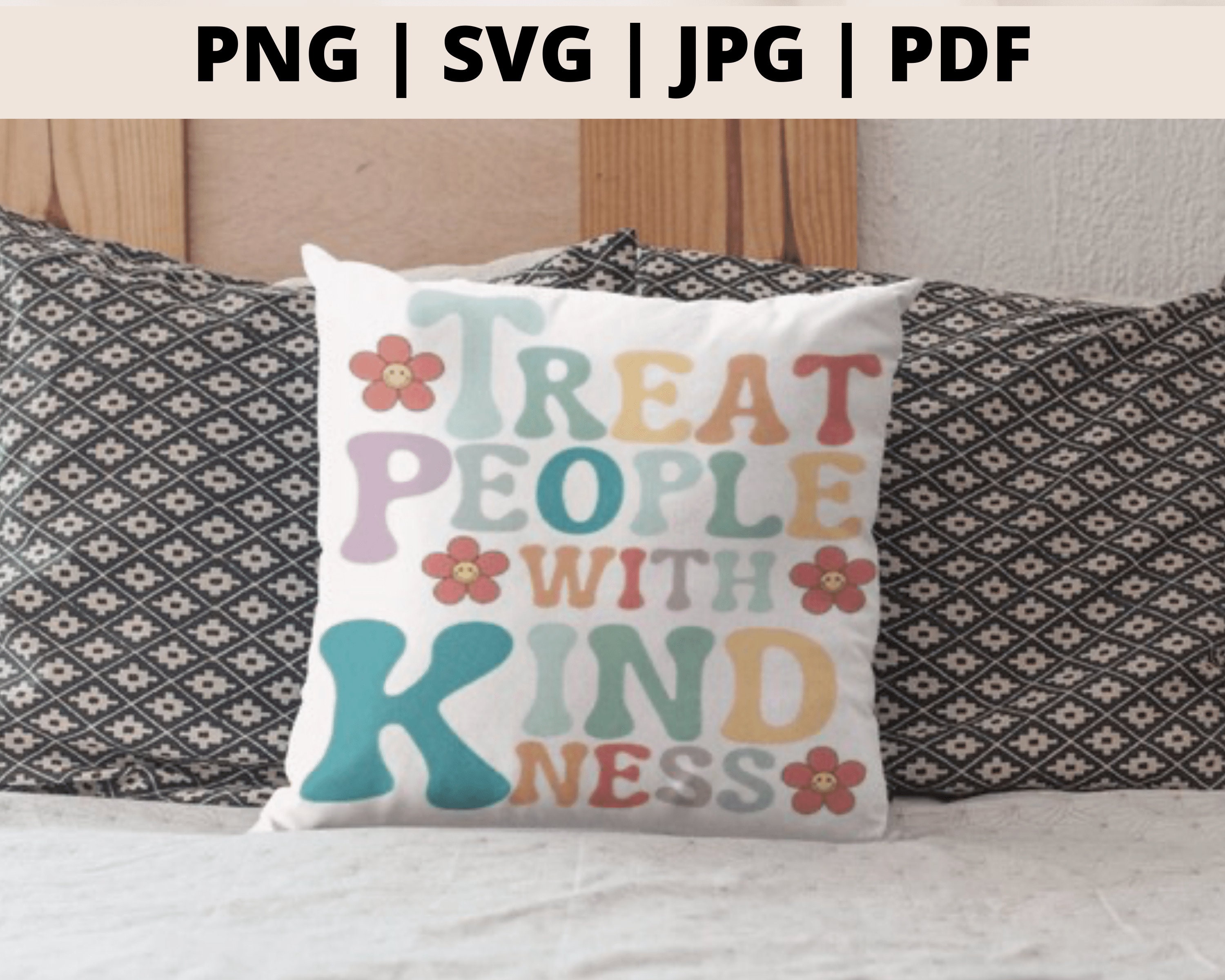 TPWK Svg, Treat People With Kindness Png, Be Kind Jpg, Positive Quote ...