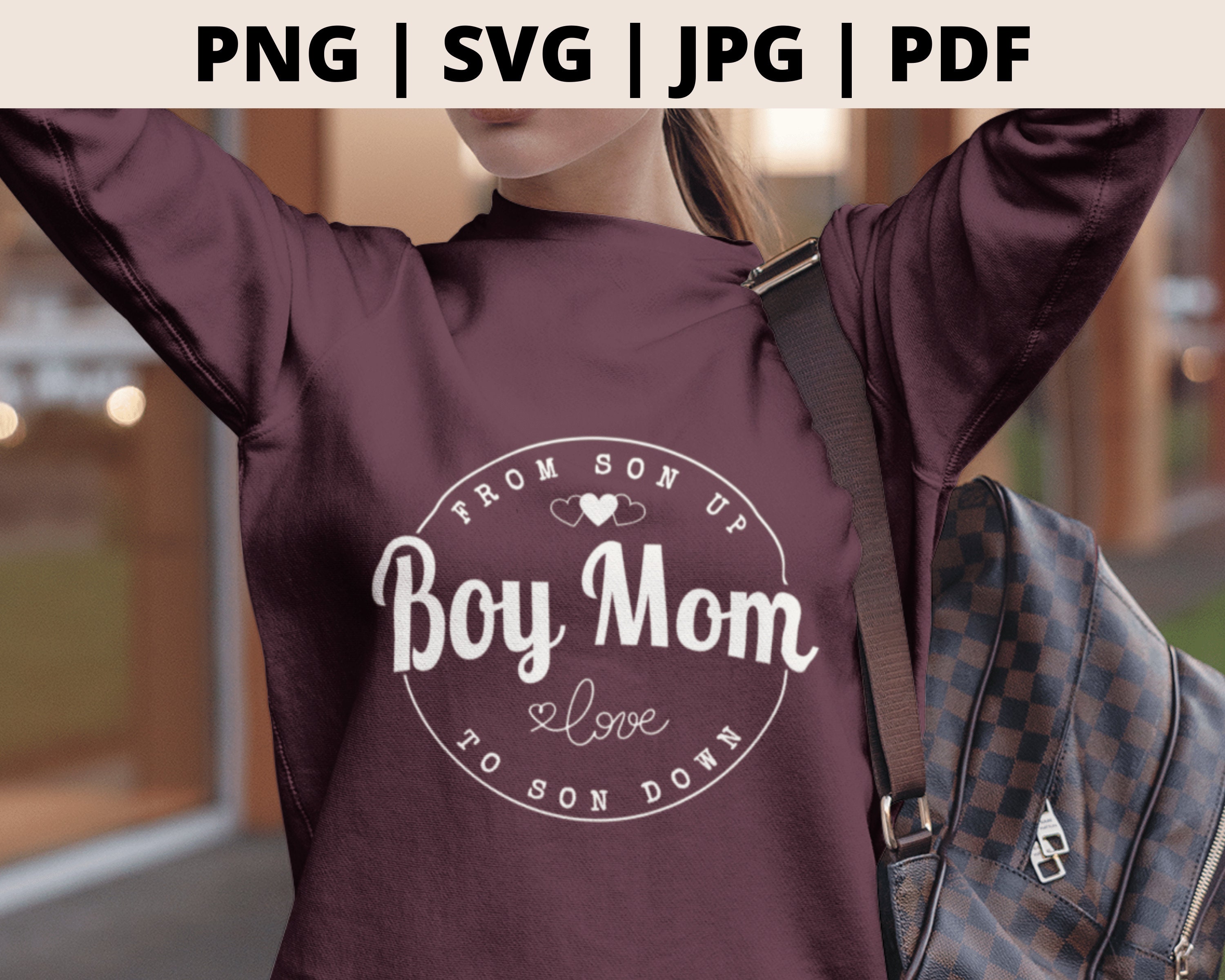 Boy Mom Png, Mama Svg, Raising Boys, Mother of Boys, New Mom Gift, Mom ...
