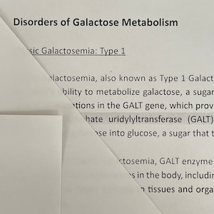Biochemistry: Galactose Metabolism and Disorders - Study Notes - Etsy