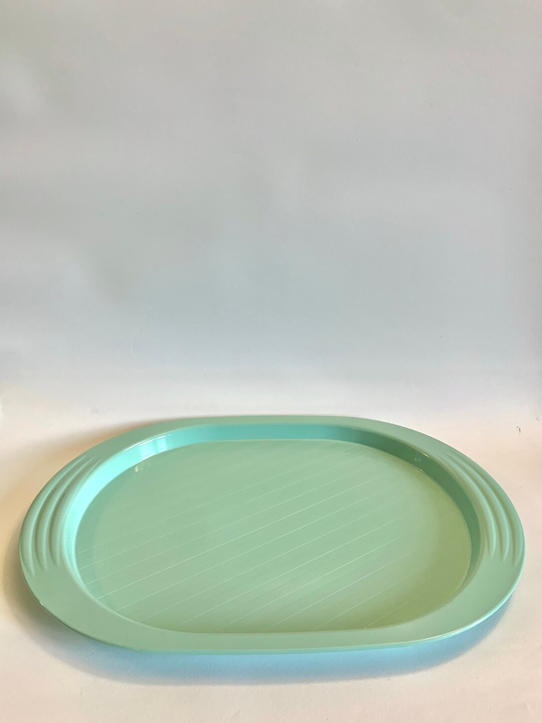Fratelli Guzzini Serving Tray: 1980s Italian Design, Light Mint Green ...