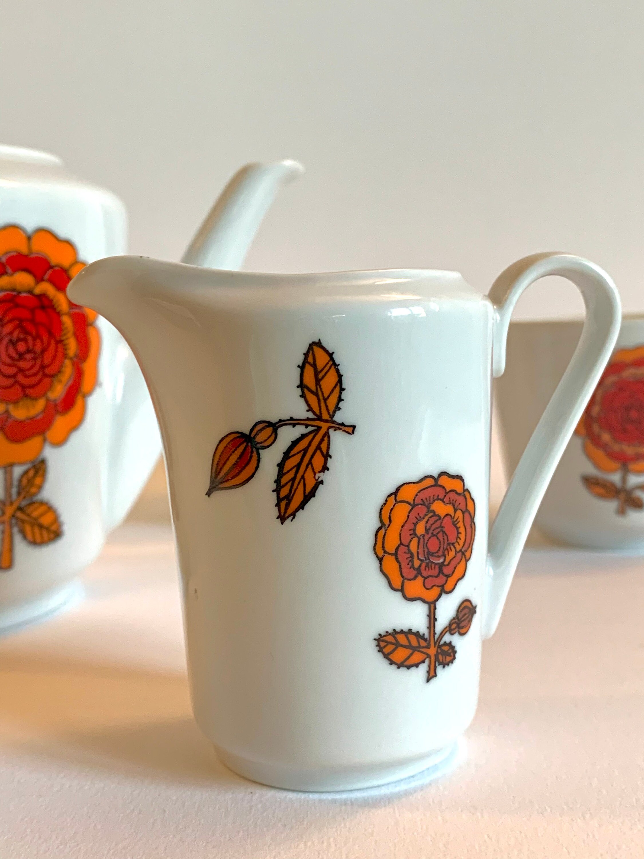 Kahla Tea Coffee Set With 5 Cups Teapot and Milk Jug. the - Etsy