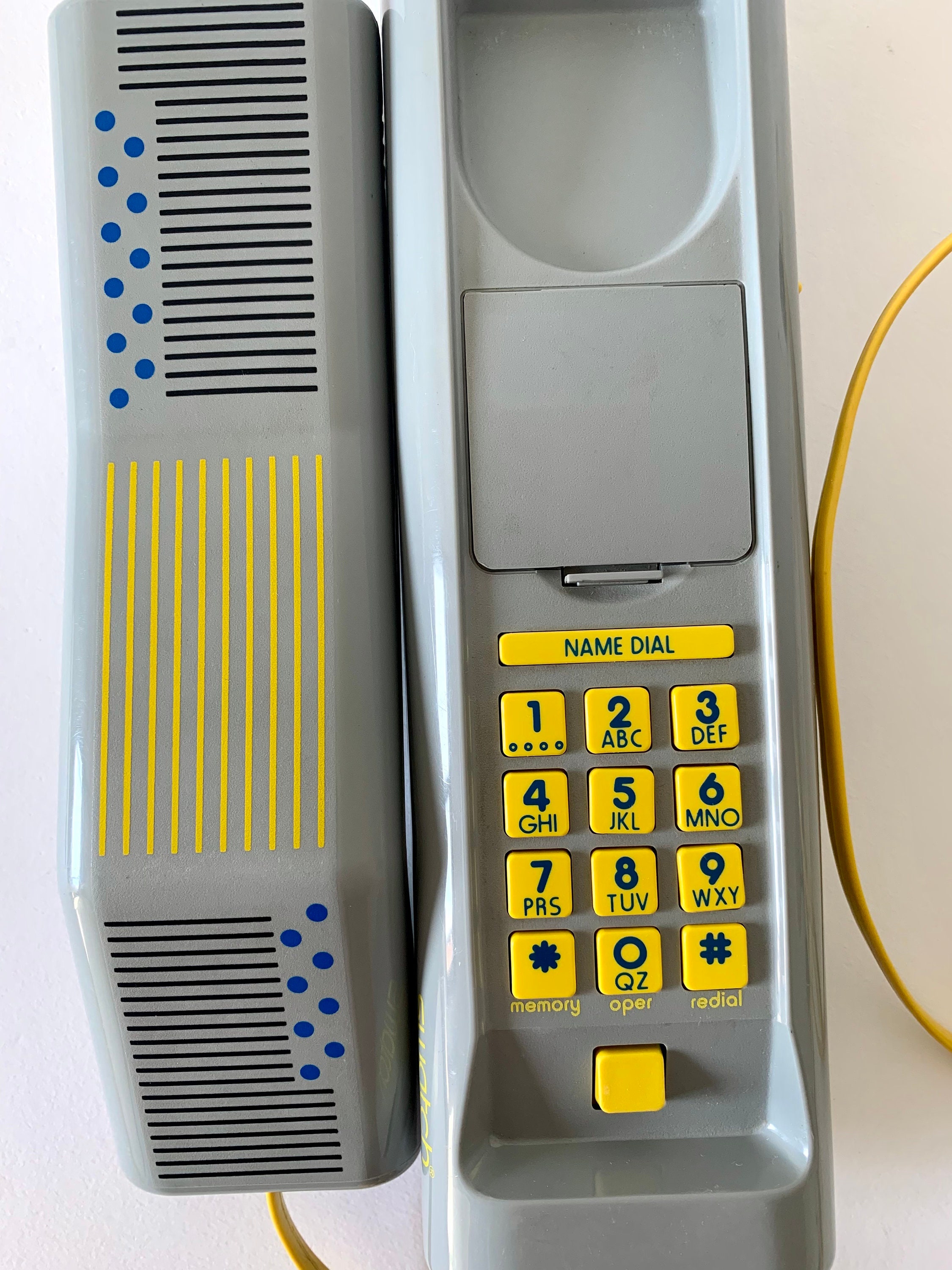 WORKING Vintage Swatch TWIN Phone 1989 Designed in Switzerland 80s ...