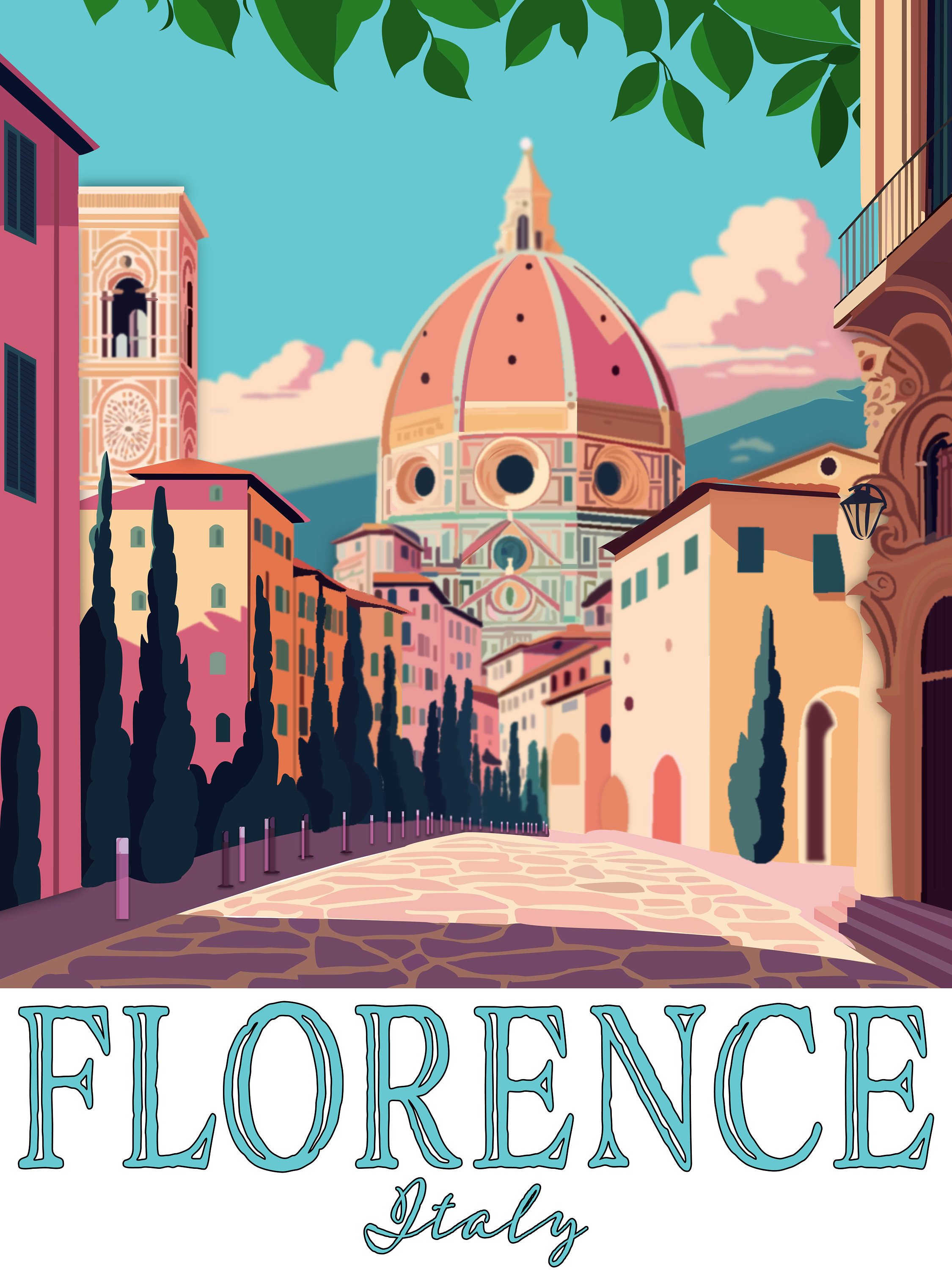 Florence Italy Poster Florence Poster Florence Wall Art - Etsy