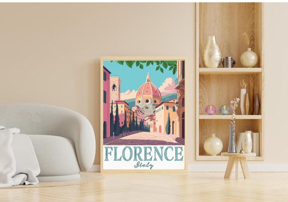 Florence Italy Poster Florence Poster Florence Wall Art - Etsy