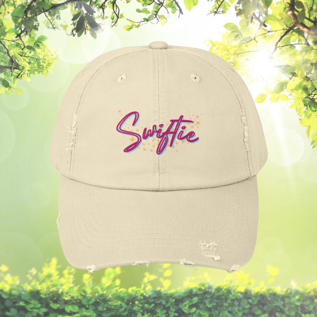 Swiftie Distressed Cap, Swiftie Baseball Hat Embroidered Dad Cap, Low ...
