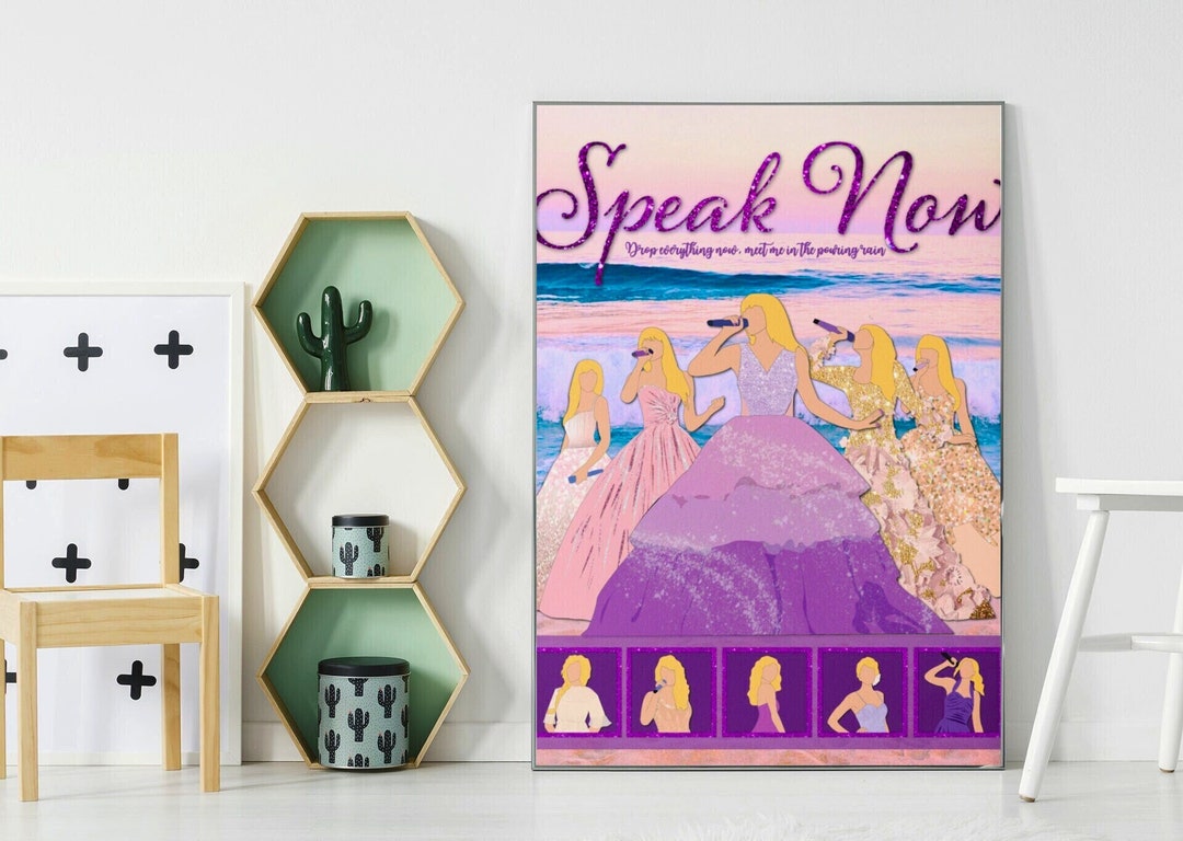 Speak Now Poster, Taylorswift Poster, Taylorswift Erastour, Erastour ...