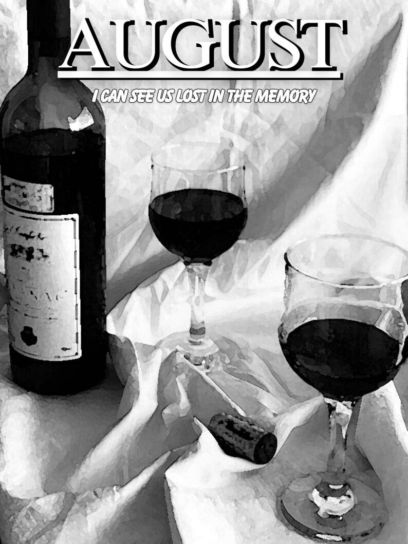 August Poster Taylor Swift Album Posters Minimalist Music - Etsy