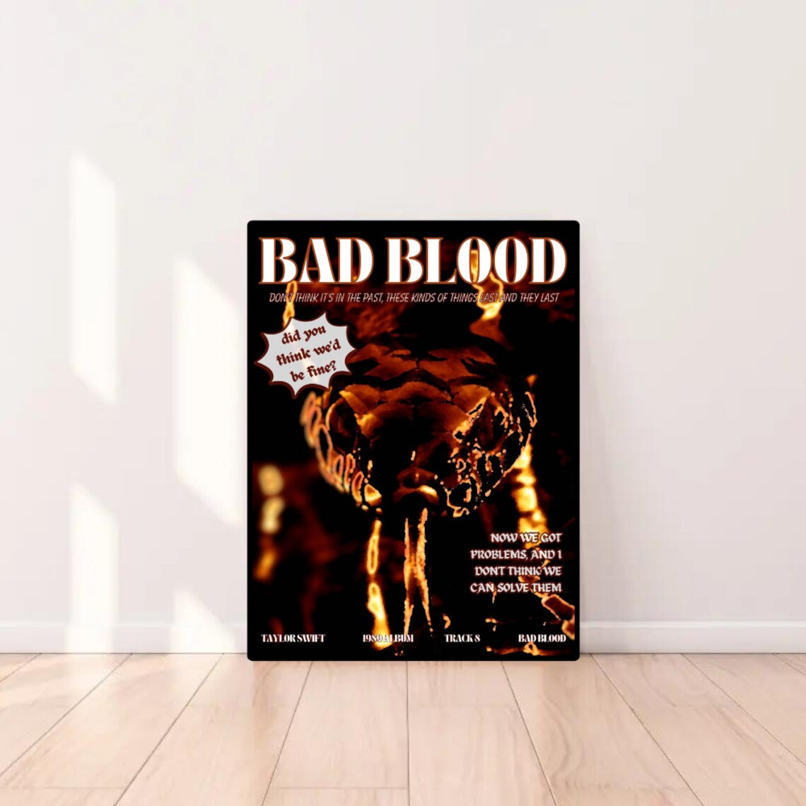 Bad Blood Poster, Taylorswift Erastour, Bad Blood, Bad Blood Taylor ...