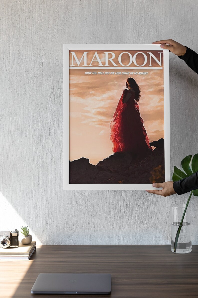 Maroon Poster, Taylorswift Erastour, Maroon Swifti Poster, Taylor's ...