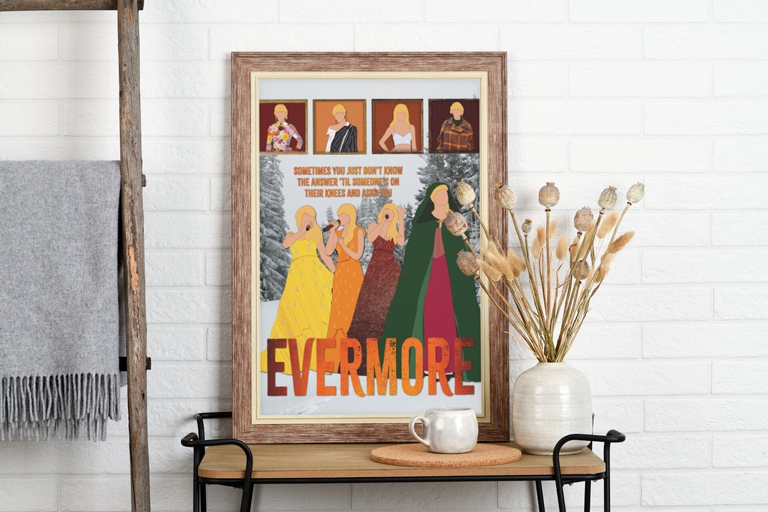 Evermore Poster, Taylorswift Poster, Taylorswift Erastour, Erastour ...