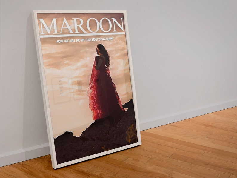 Maroon Poster, Taylorswift Erastour, Maroon Swifti Poster, Taylor's ...