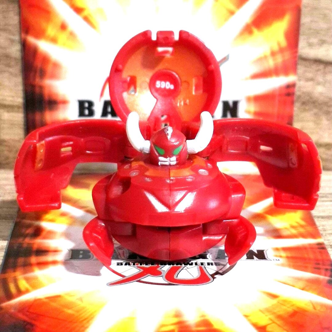 Bakugan Pyrus Shadow Vulcan Red Rare + Card - [choose G Power] - New ...