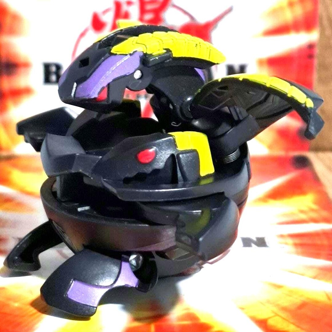 Bakugan Vintage Toy - Darkus Percival + Card - New Vestroia - Etsy