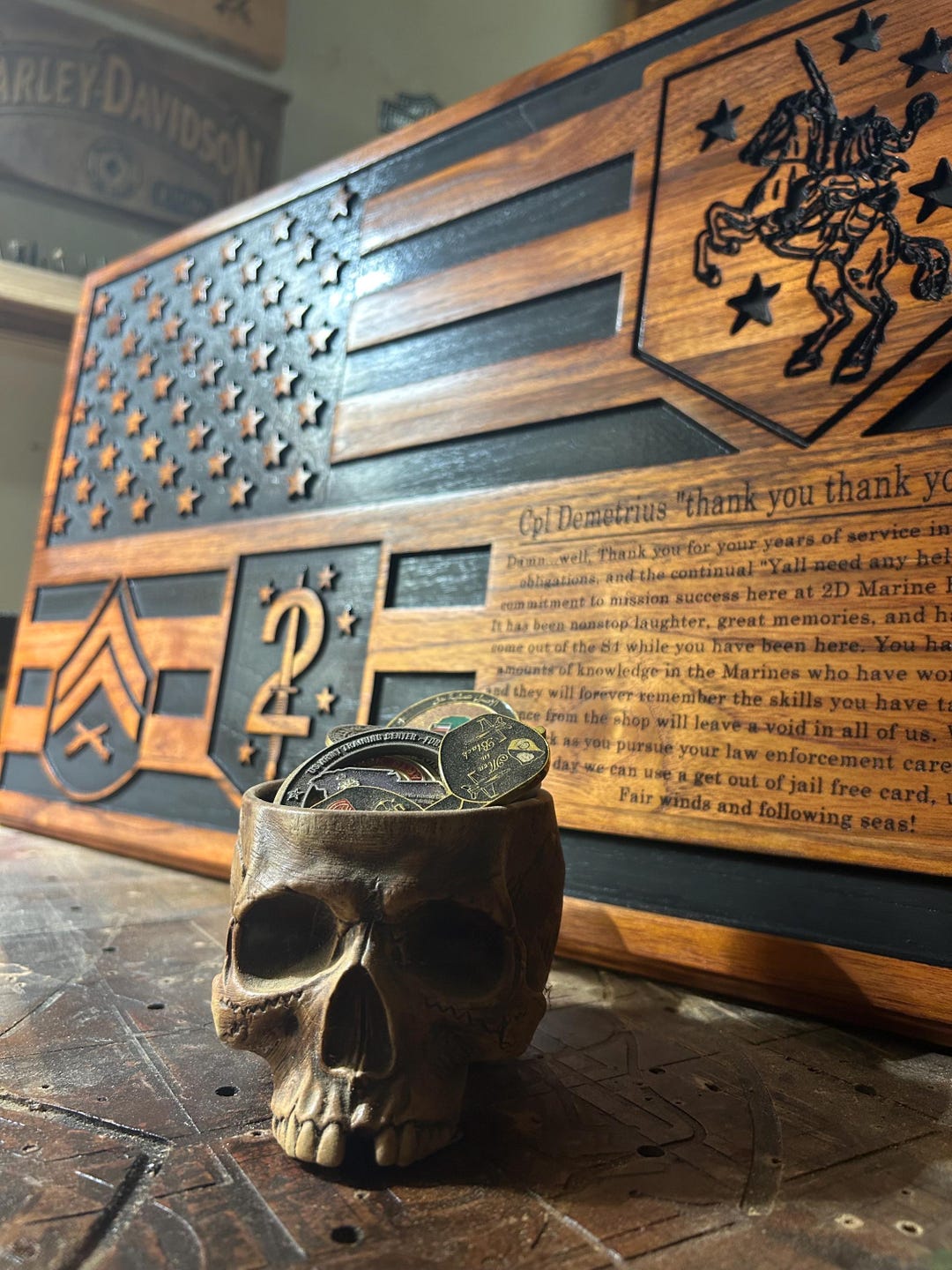 American Flag Plaque/custom - Etsy